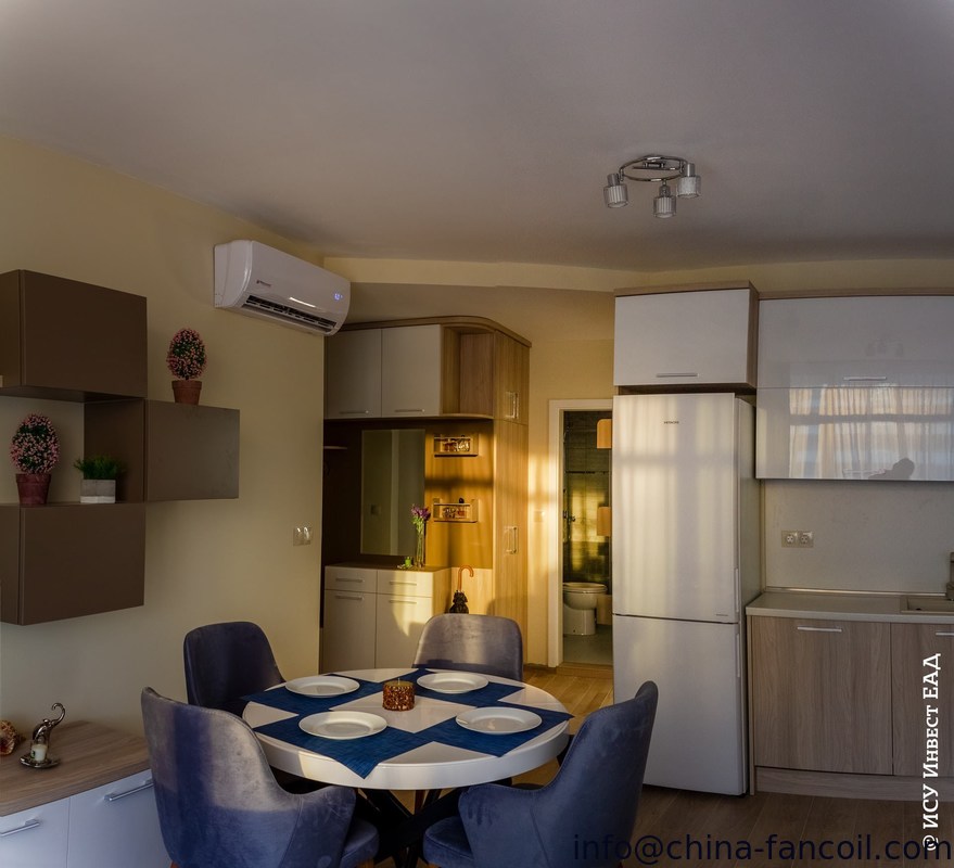 Aire acondicionado de agua helada tipo mini split para muro 800CFM 2 ...