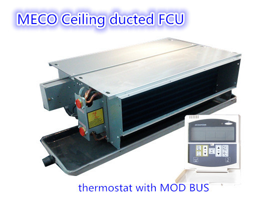 Ceiling concealed duct fan coil unit with MOD BUS thermostat-400CFM